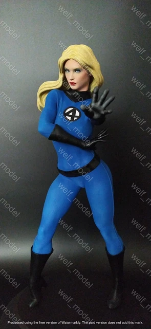 SUSAN SUE STORM Invisible Woman Custom Statue 1/4 1/3 Fantastic Four ...