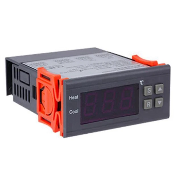 DIGITALER TEMPERATUR REGLER -99-400 Grad PT100 M8 Sonden Thermoelement Sens9783 EUR 19,88 ...
