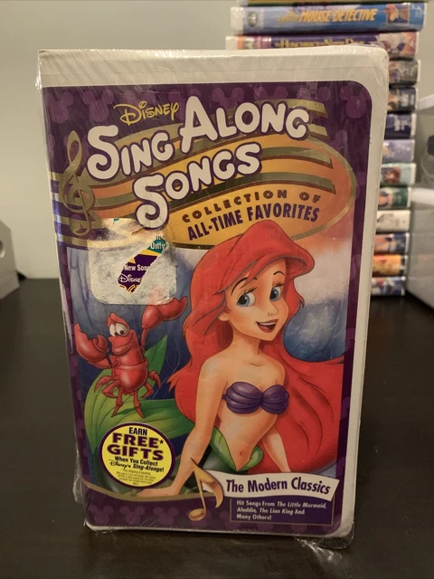 DISNEY SING ALONG Songs The Modern Classics VHS 1997 Little Mermaid ...
