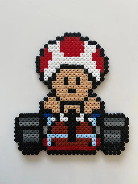PIXEL ART / Perles A Repasser Toad De Mario Kart EUR 3,00 - PicClick FR