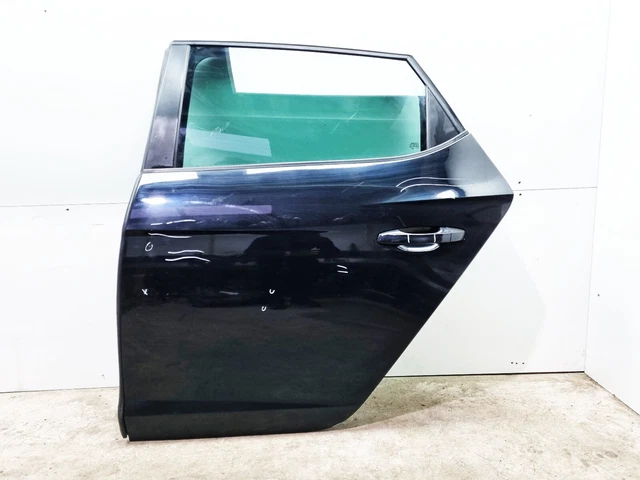 SEAT LEON MK3 5F Complete Door Rear Left Passenger Side Black Ly9T 2017 ...