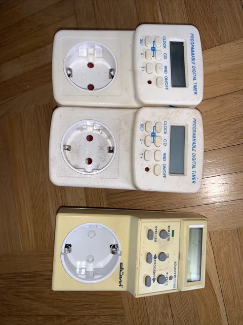 WOCHENZEITSCHALTUHR Zeitschaltuhr digital düwi und Pt 1007 Plus EUR 12 ...