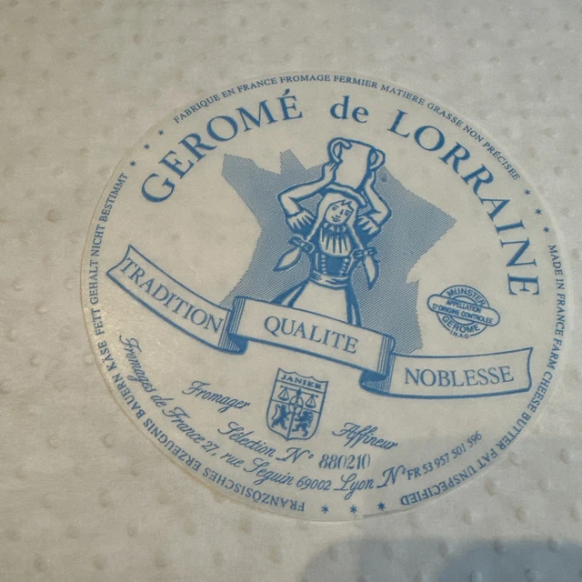 ANCIENNE ETIQUETTE DE Fromage Neuve Gérôme De Lorraine Vosges EUR 3,20 ...