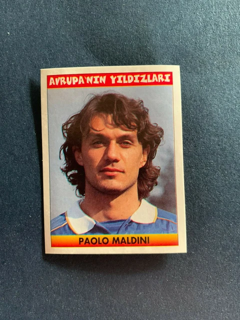 PAOLO MALDINI FOOTBALLERS Panini Rare Sticker Football Leagues 1996-1997 N°253 New £41.04 ...