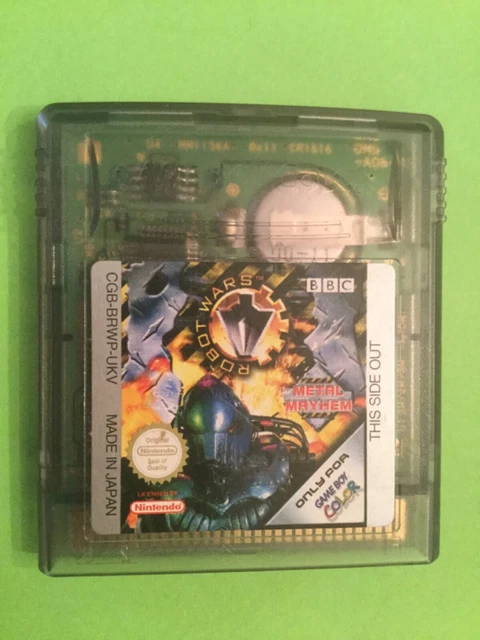 🌟ROBOT WARS🌟NINTENDO GAME Boy🌟Color🌟Sp🌟Gba🌟Uk🇬🇧Seller🌟Free Postage🌟 £10 ...