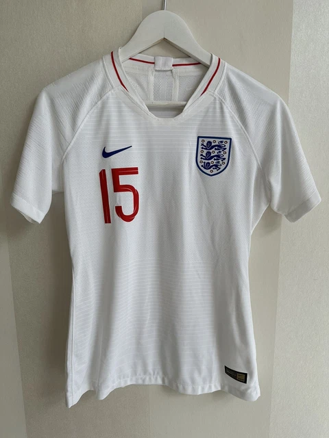 ENGLAND LIONESSES FOOTBALL Shirt Match Worn Home Kit 2018 #15 Size ...