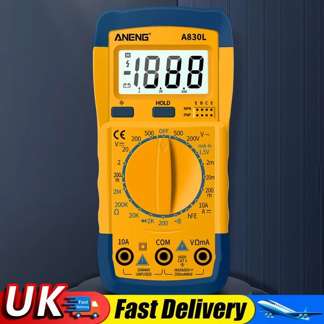 A830L DIGITAL MULTIMETER Amper Gauge Buzzer Measuring Instruments ...