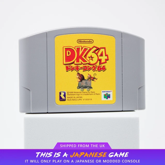 DONKEY KONG 64 N64 DK64 NTSC/J Solo carrello giapponese Nintendo 64 EUR ...