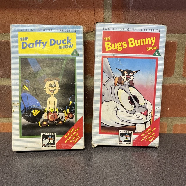 SCREEN ORIGINAL : The Bugs Bunny Show & Daffy Duck Show - PAL VHS Video ...