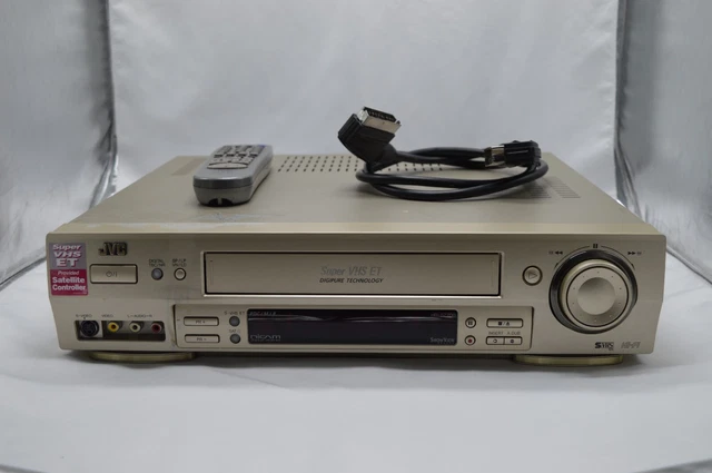 MAGNÉTOSCOPE VCR VHS JVC Super VHS S-VHS HR-S7700MS PAL SECAM haut de ...
