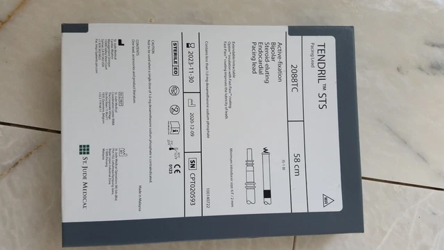 ST JUDE MEDICAL Tendril Pacing Cardiac Lead, 2088TC 58cm BRAND NEW £750 ...