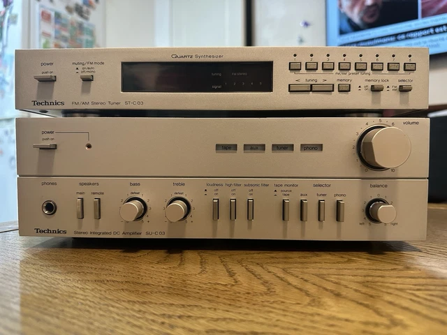 TECHNICS SU-C03 Amplifier / Technics ST-C 03 AM/FM Tuner EUR 220,00 ...