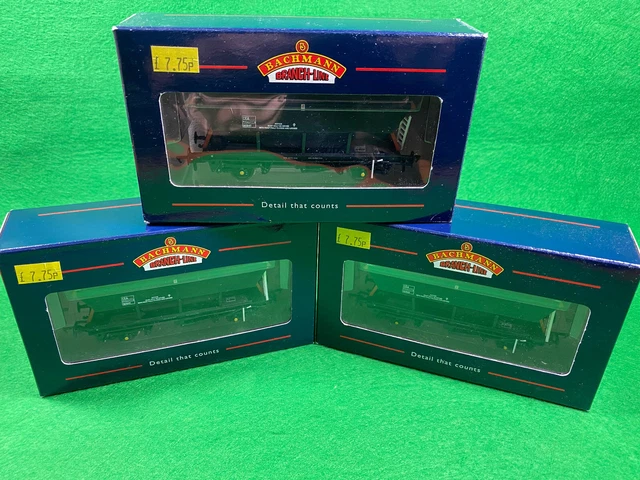 BACHMANN MODEL RAILWAY OO GAUGE A RAKE OF THREE 46 TON CEA HOPPER ...