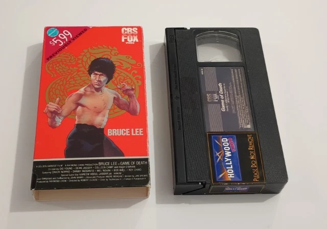 BRUCE LEE - Game of Death [VHS 1990] FORMER RENTAL £5.31 - PicClick UK