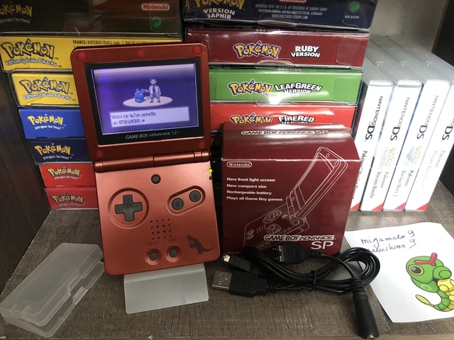 GAME BOY ADVANCE SP Groudon & Pokemon Ruby - AGS001 - [GBA SP + Game ...