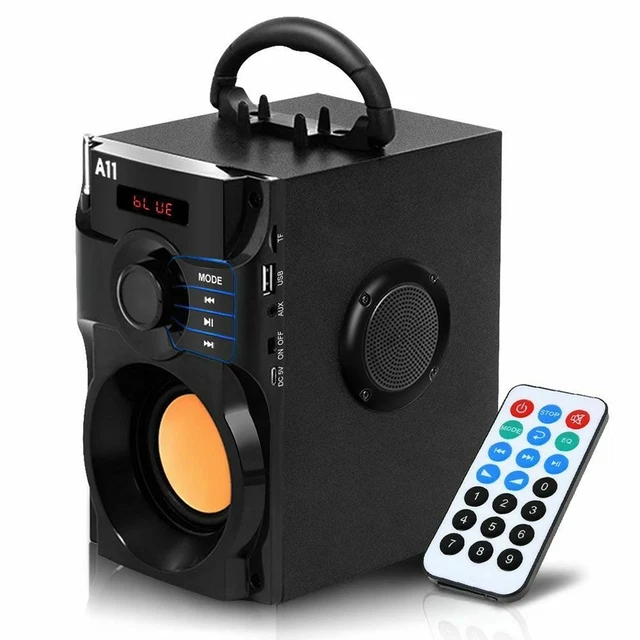 PORTABLE LED WIRELESS Bluetooth Speaker Bass Outdoor Home Party FM ...