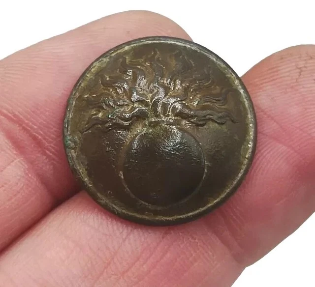 WW1 FRENCH ARMY Grenadiers Regiment Tunic Button Metal Detecting Find ...