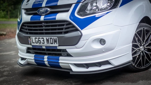 FORD TRANSIT CUSTOM Bumper add on bodykit transit custom v1 Front ...