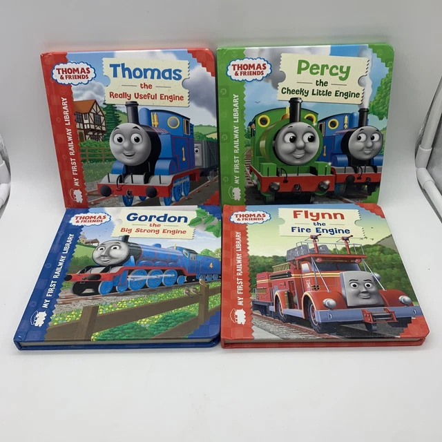 THOMAS & FRIENDS My First Railway Library 4 Book Set, Percy, Gordon ...