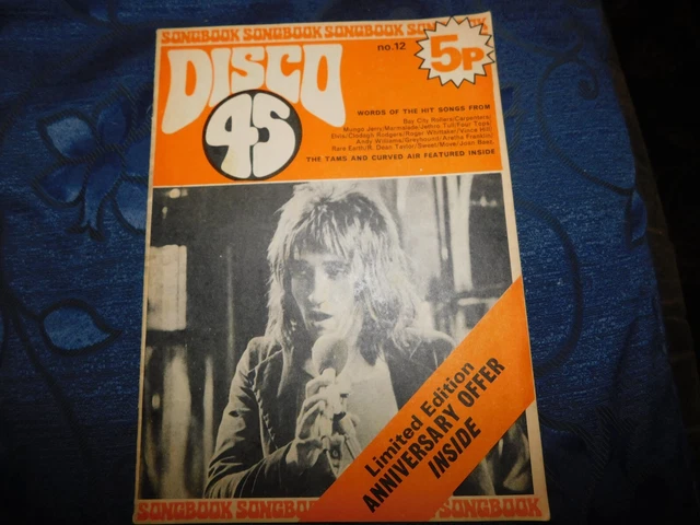 VINTAGE DISCO 45 Pop Songbook Magazine No 12 £5.00 - PicClick UK