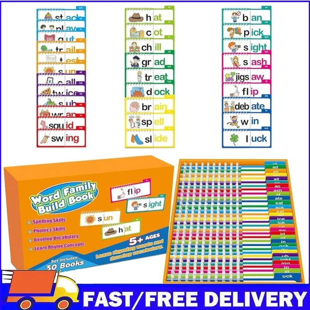 CVC WORD FLIP Chart Interactive Consonante Vocale Word Builder for ...