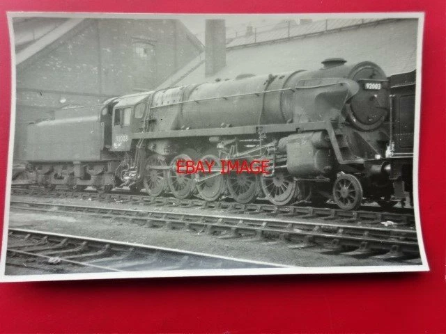 PHOTO BR Standard 9F Loco No 92003 At Swindon Dead On Shed 1958 £2.50 ...