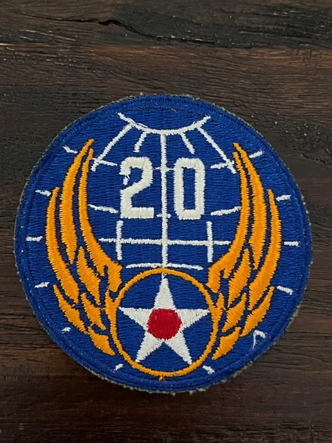 ORIGINAL WWII WW2 Us Army 20Th Air Force Patch Fe Ce EUR 15,24 ...