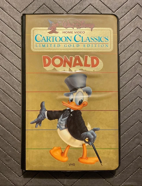 DONALD DUCK CARTOON Classics Limited GoldEdition Walt Disney HOME VIDEO ...
