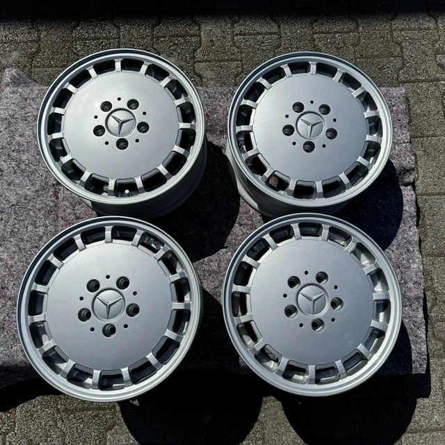 15 ZOLL FELGEN Mercedes-Benz Gullideckel W124 C124 6,5x15 ET48 ...
