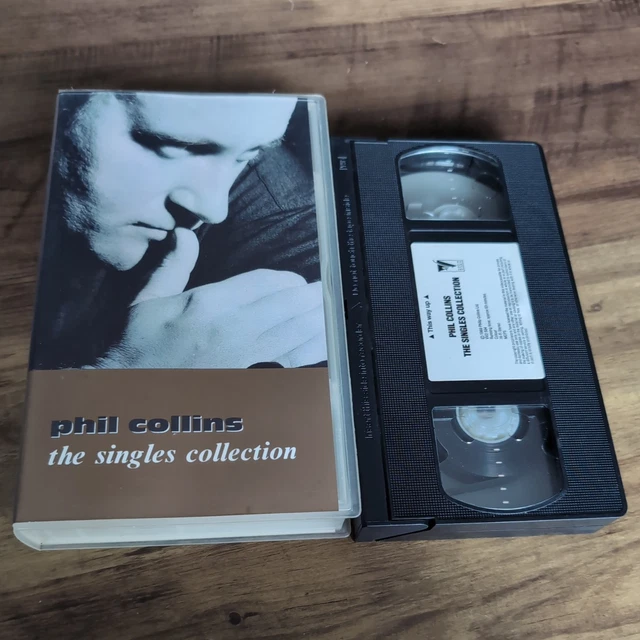 PHIL COLLINS THE Singles Collection (VHS) Rare Video Tape Cassette 1989 Retro £6.96 - PicClick UK