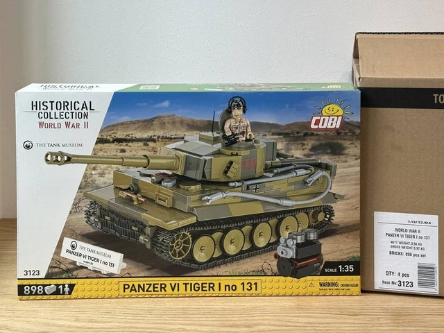 COBI 3123 PANZER VI Tiger I Tank Henschel VI Tank Block Toy 1:35 Made ...