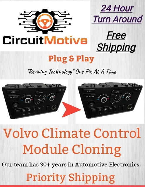 📍 CLONING SERVICE Ccm Climate Control Module Volvo S60 S80 V60 Xc60 ...