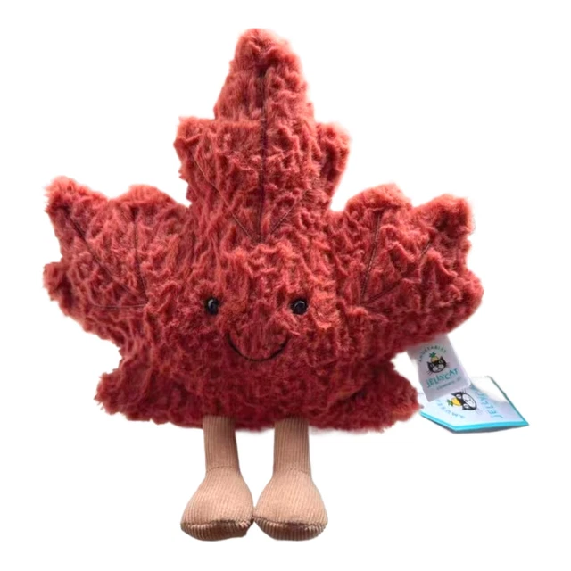 JELLY CAT AMUSEABLES Maple Leaf Plush Toys Cute Maple Leaf Plush Toys £ ...