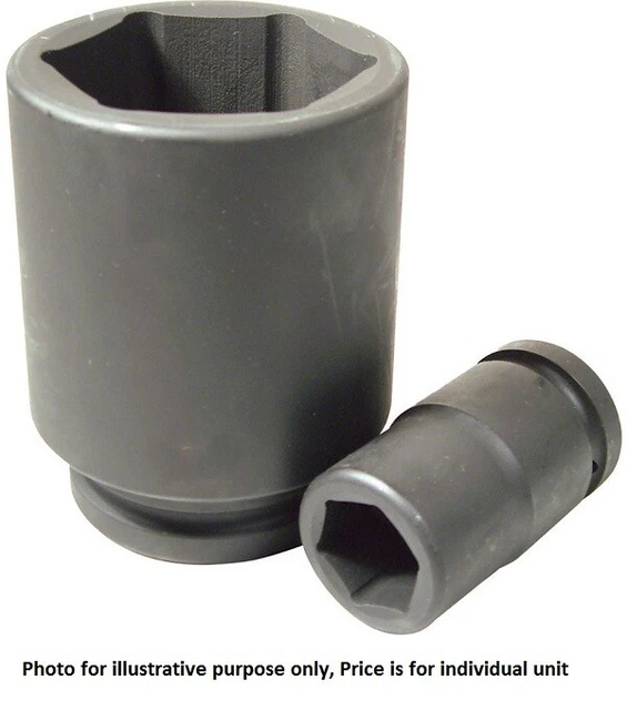 SIDCHROME METRIC STANDARD IMPACT SOCKET 1” Drive *Aust Brand- 38mm ...