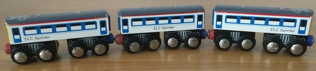 ELC SPRINTER WOODEN Wood Train Early Learning Centre Intercity Express ...
