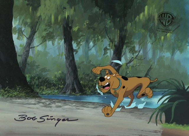 SCOOBY DOO-ORIGINAL PRODUCTION Cel/OBG/Drawing-Zombie Island-Signed Bob ...