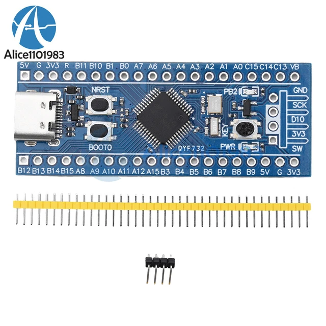 STM32F103C8T6 CORE BOARD Type-C Minimum System Development Board ARM ...