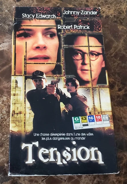 *VHS FRENCH MOVIE Tension - Stacy Edwards, Robert Patrick, Johnny ...