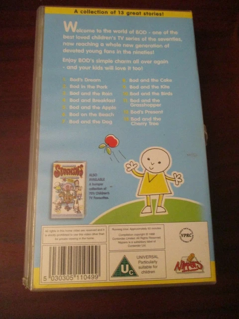 BOD CHILDRENS CARTOON VHS Video Tape EUR 5,82 - PicClick FR