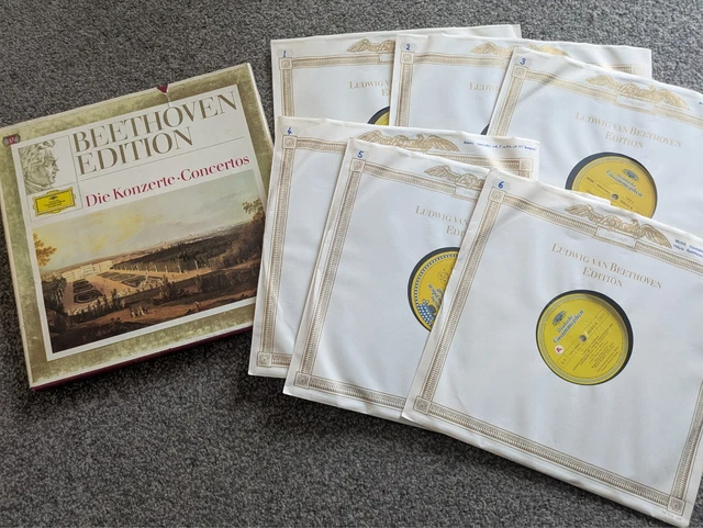 BEETHOVEN EDITION DIE Konzerte-Concertos (Piano), 6 Record Box Set ...