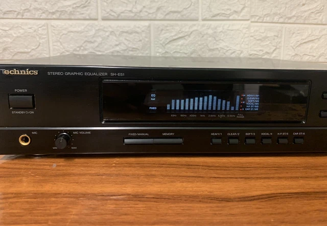 TECHNICS SH-E51 EQUALIZZATORE grafico stereo EUR 189,00 - PicClick FR