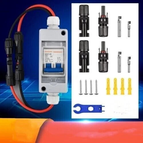 DC ISOLATOR SWITCH Solar PV Changeover Switch Isolator 2-Pin 32A 5 O0H7 ...