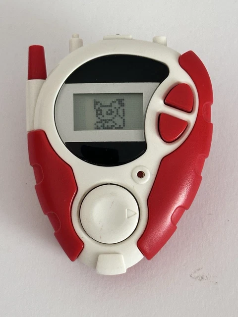VTG DIGIMON ADVENTURE Digivice D3 Red/White Yolei Bandai Y2K V-Pet ...