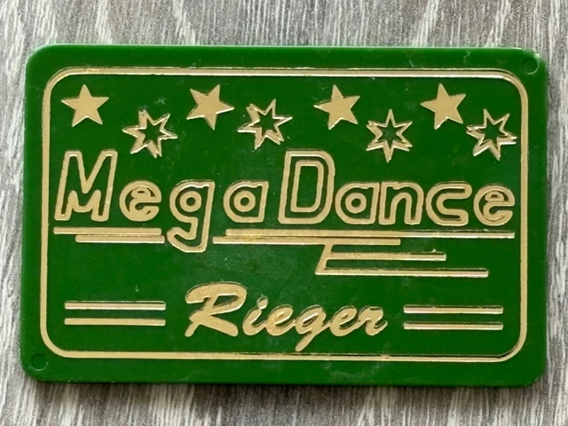 FAHRCHIP EHRENKARTE KARUSSELL MEGADANCE Rieger - Kirmes Schausteller ...