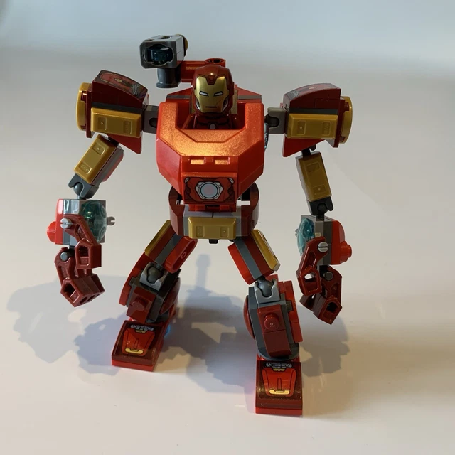 LEGO MARVEL AVENGERS 76140 Iron Man Mech Retired Set 100% Complete Mini ...