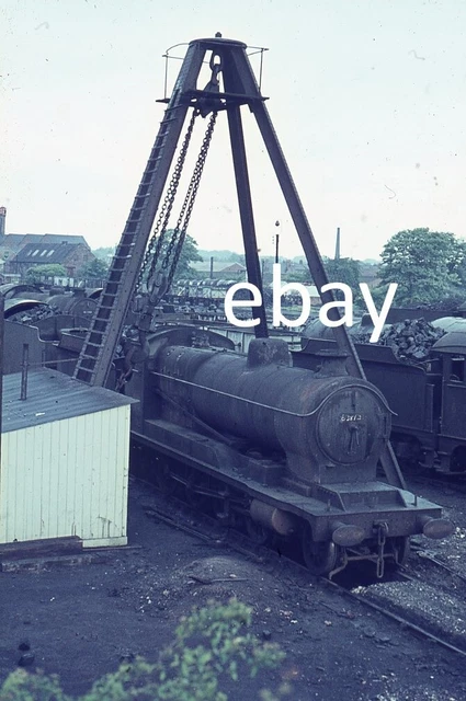 ORIGINAL 35MM RAILWAY SLIDE LNER CLASS 04 STEAM LOCO 63813 £7.00 ...