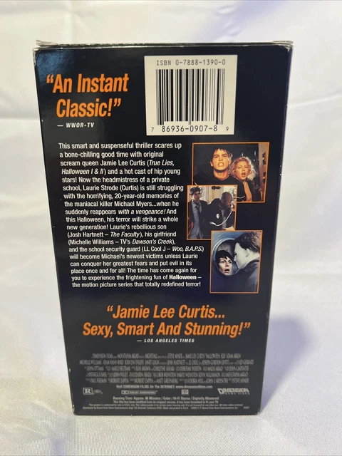 HALLOWEEN H20 : vingt ans plus tard VHS horreur Michael Myers Jamie Lee ...