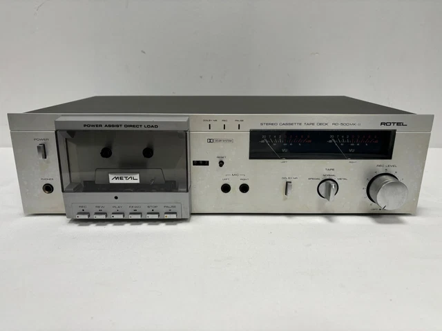 LECTEUR CASSETTE ROTEL RD-500 MK2 révisé par un professionnel EUR 160 ...