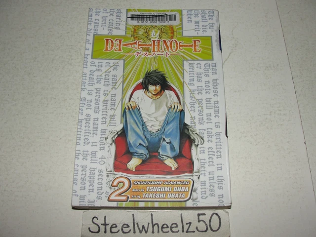DEATH NOTE VOLUME #2 Manga Fumetto 2017 Viz Med Inglese Tsugumi Ohba ...