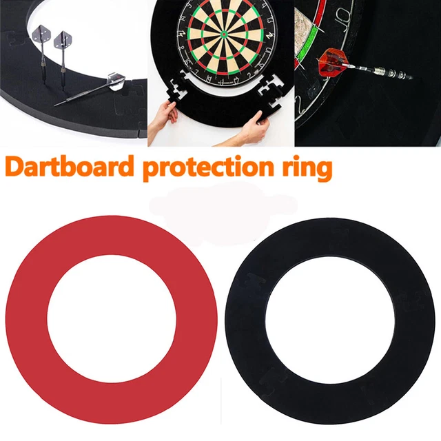 PROTECTIVE DARTBOARD DARTS Surround Wall Guard Protector Ring Plain ...